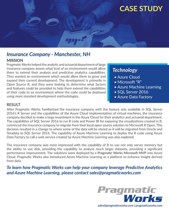 Predictive Analytics and Azure Machine Learning Case Studies | PDF