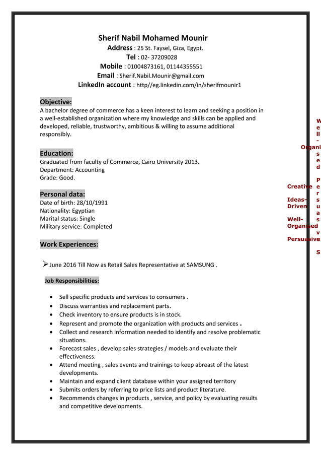 Sherif Nabil CV | PDF