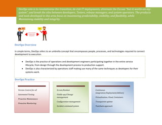 DevOps, from inception to conclusion | PPT