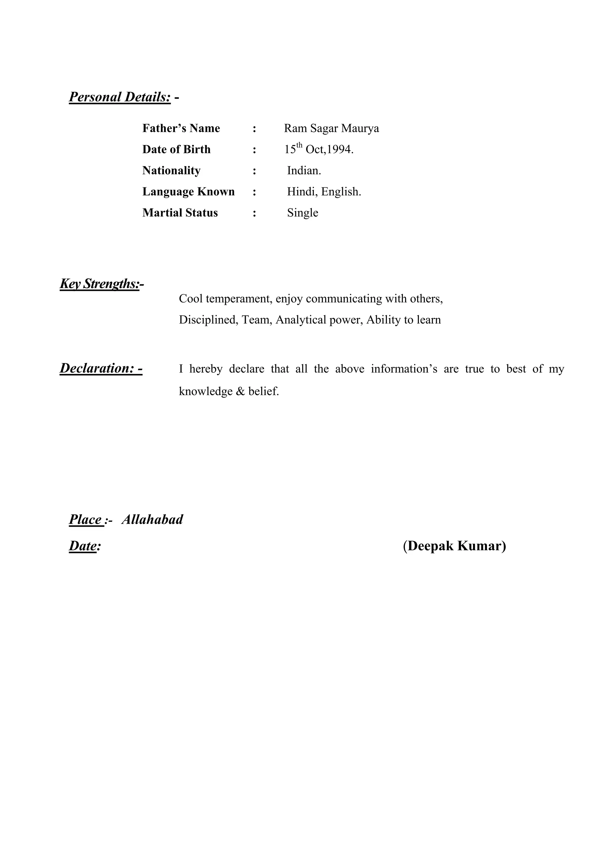 Deepak Maurya Pdf 