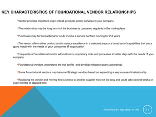 IT Strategic Vendor Management | PPT
