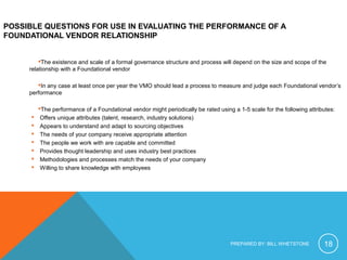 IT Strategic Vendor Management | PPT