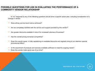 IT Strategic Vendor Management | PPT