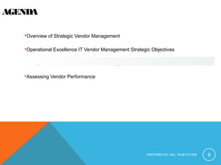 IT Strategic Vendor Management | PPT