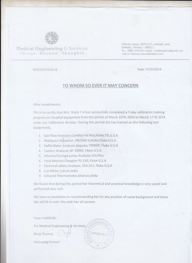 Training Certificates | PDF