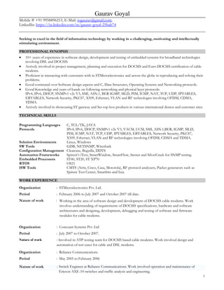 Resume_Gaurav_Goyal_26022016 | PDF
