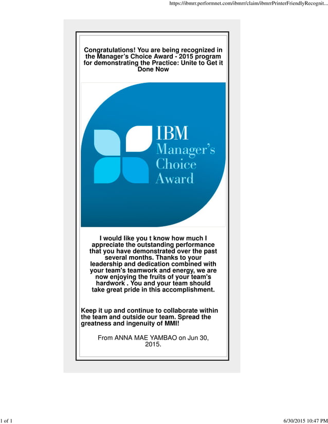 ManagersChoiceAward | PDF