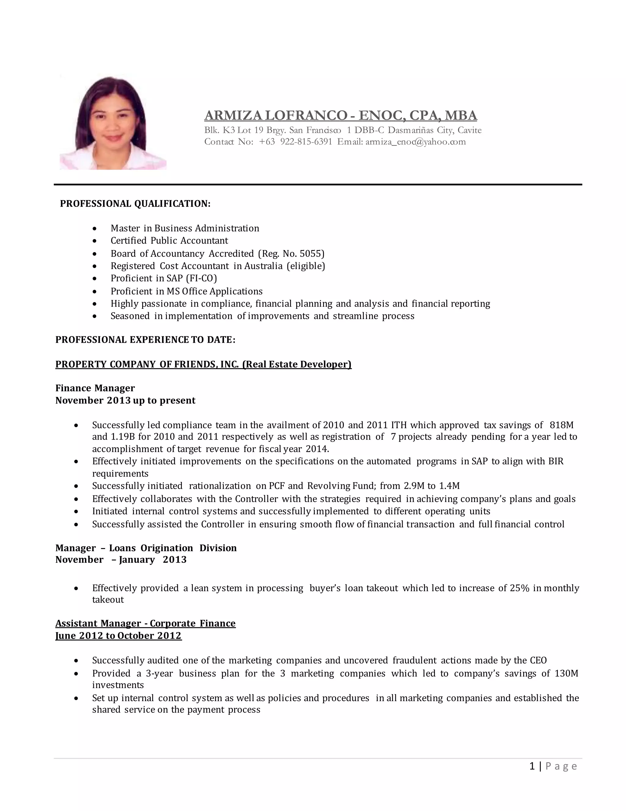 ARMIZA LOFRANCO-ENOC_RESUME | DOCX