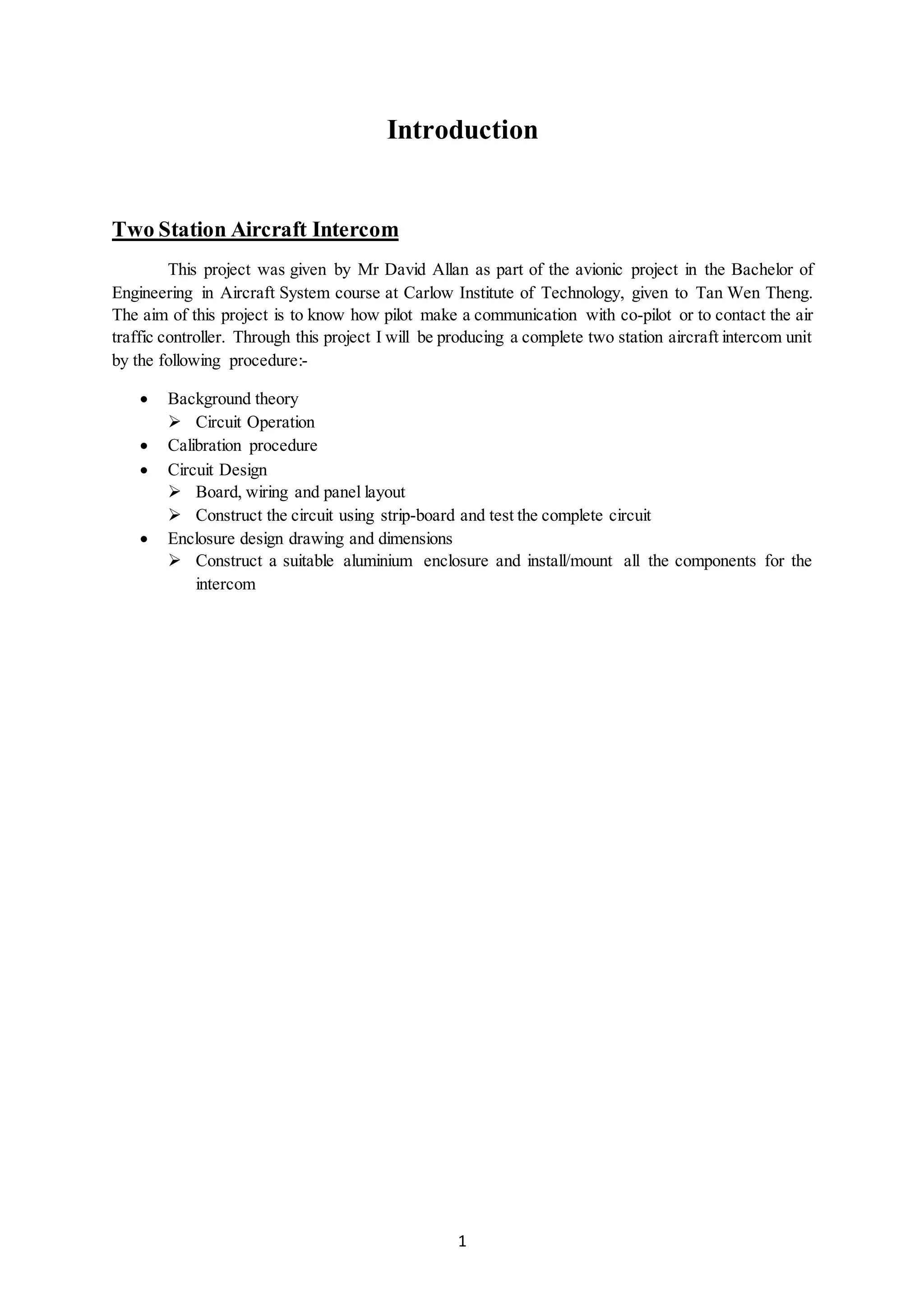 Avionics-Project-Report | DOCX