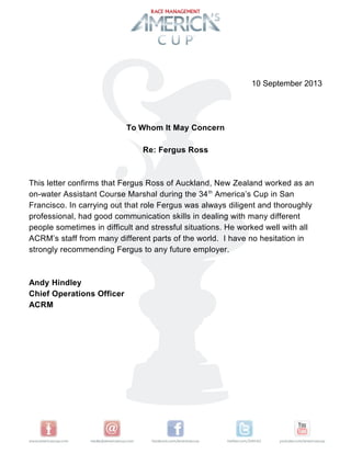 Fergus Ross Reference | PDF