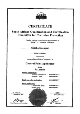 My Certificates | PDF