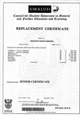 My Certificates | PDF