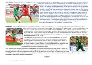 Zambia Scouting Report | PDF