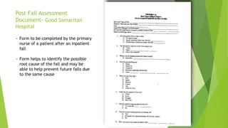 Fall Prevention (1) | PPTX | First Aid | Injuries