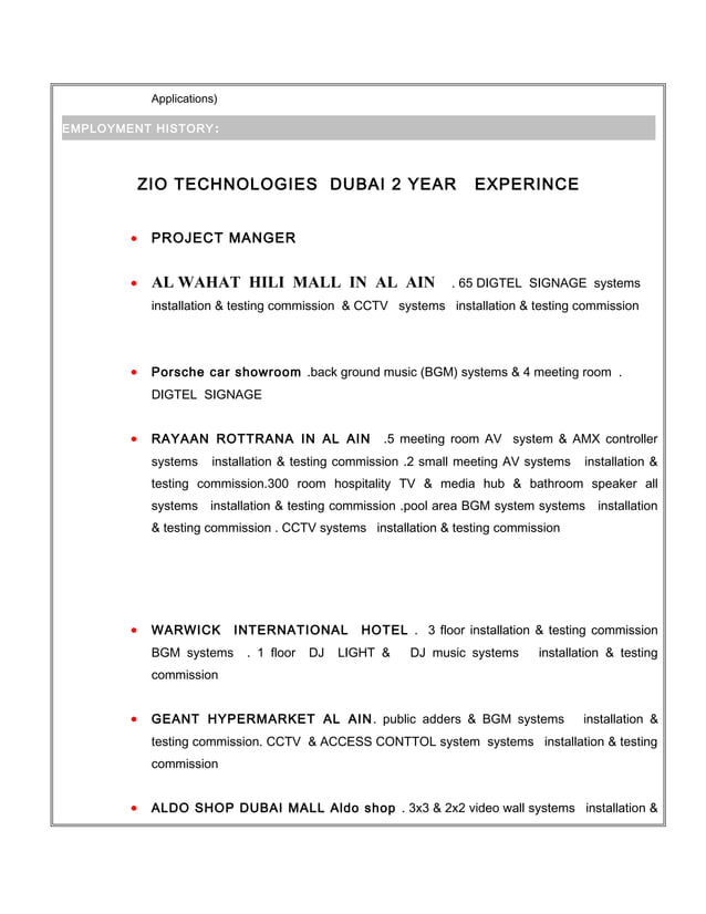 AJMAL CV | DOC | Computing | Technology & Computing