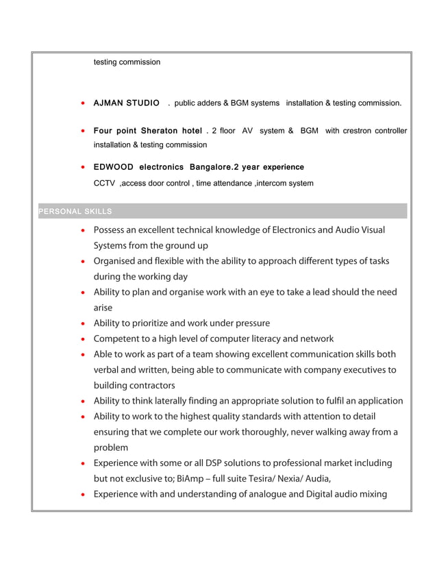 AJMAL CV | DOC | Computing | Technology & Computing