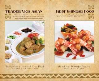 Trader Vic's Menu | PPT