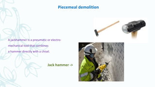 demolition of building | PPTX