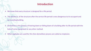 demolition of building | PPTX