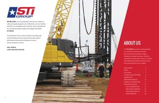 STI Group Brochure | PDF | Construction Industry | Industries