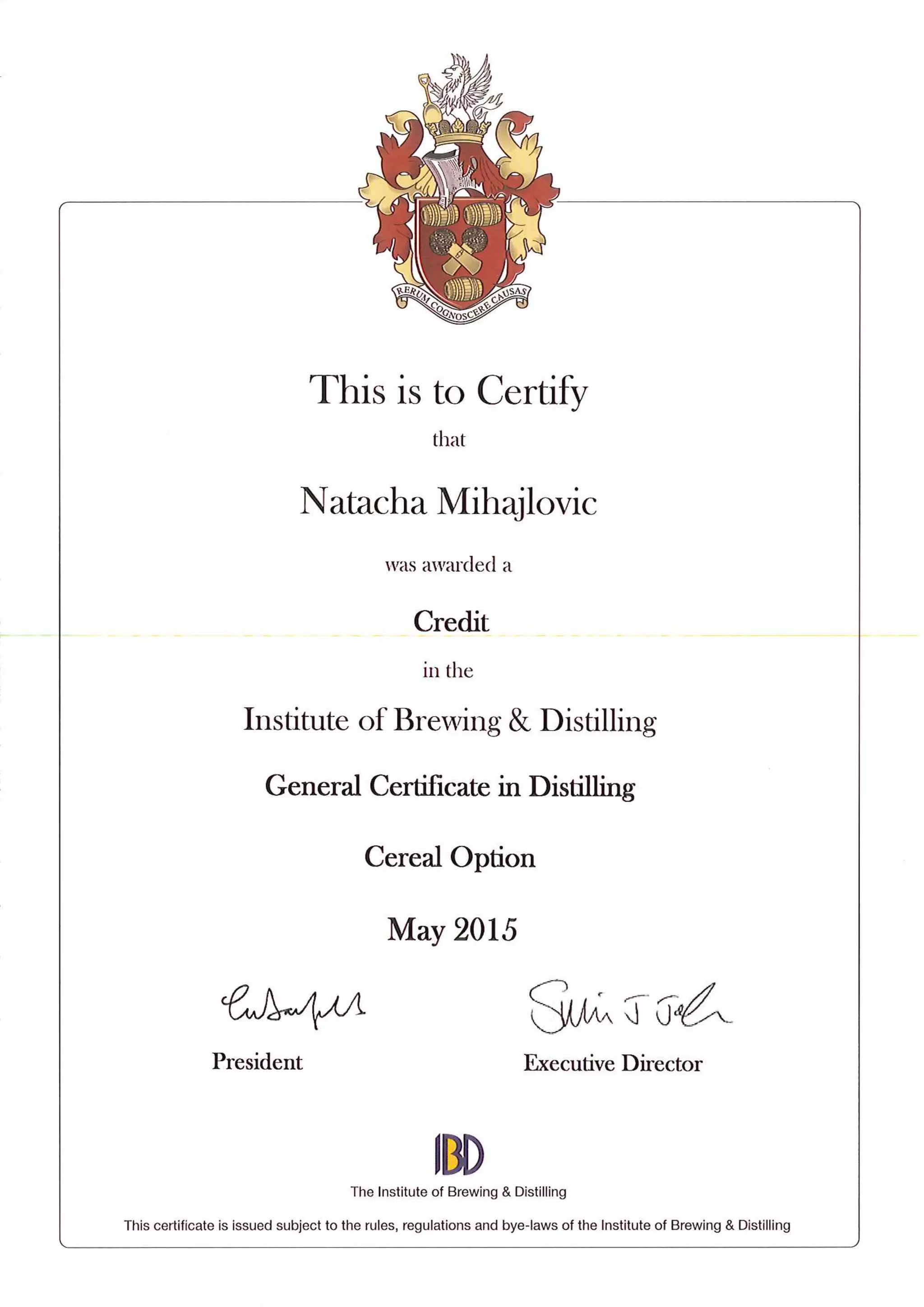 GCD certificate | PDF