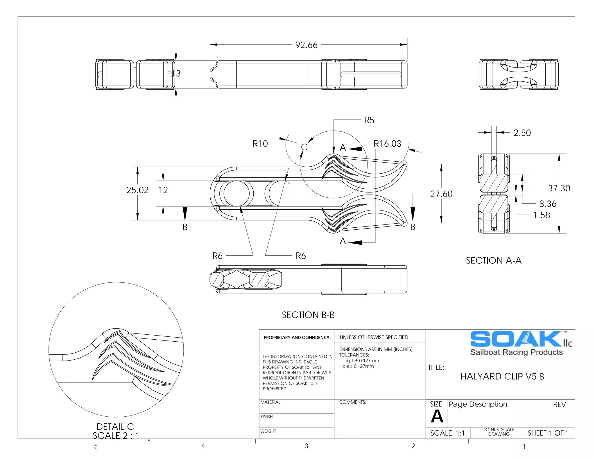 Halyard Clip V5-8 | PDF