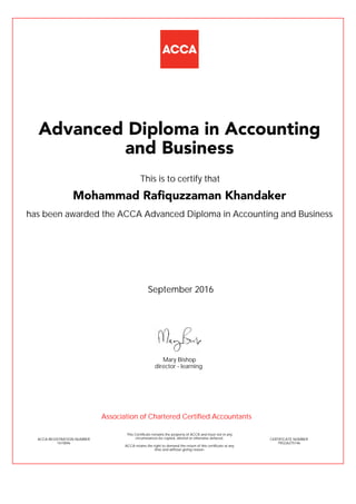 Certificate | PDF