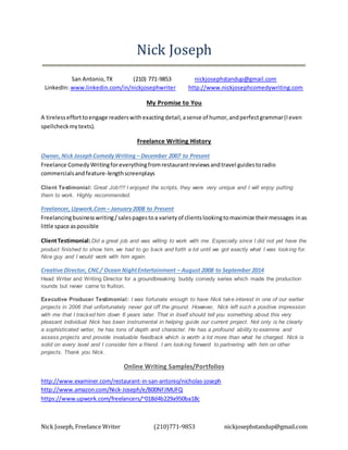 Writing Resume | PDF