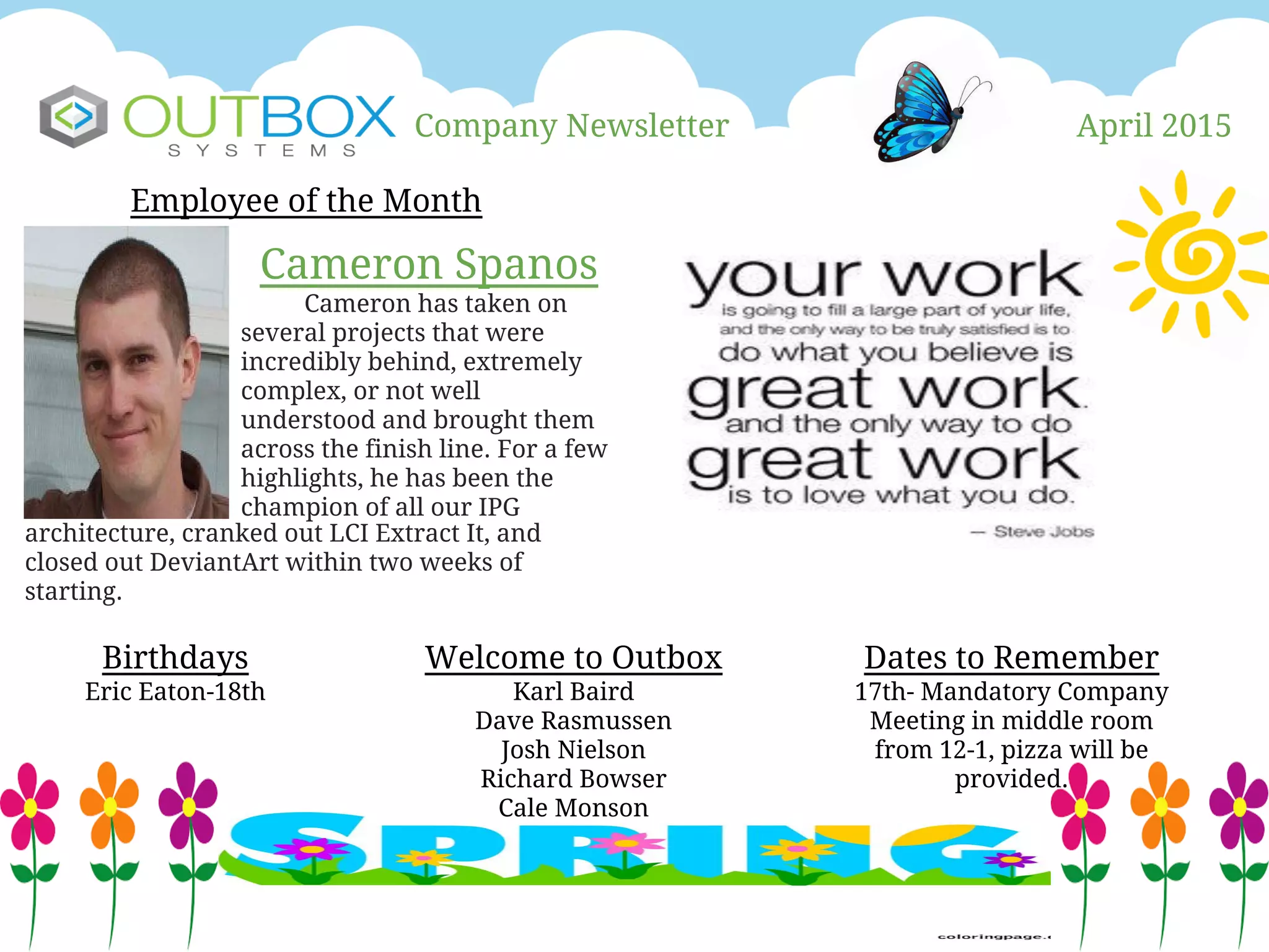 April Company News Letter -2 | PDF