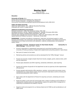Resume 12 2014 | PDF