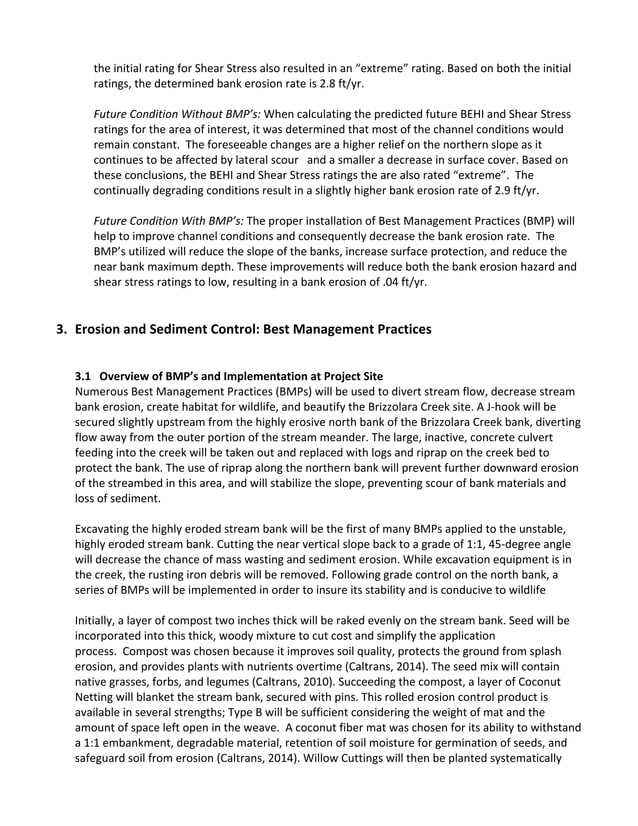 Erosion and Sediment Control Plan | PDF