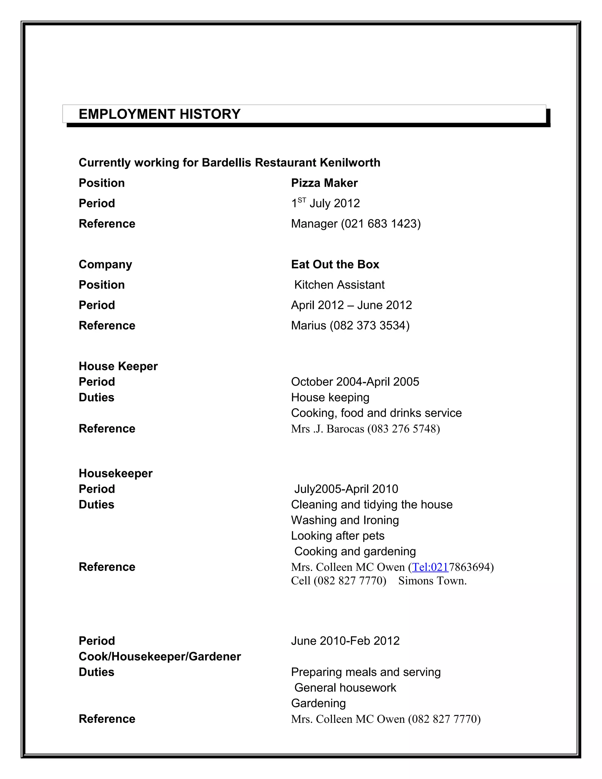 CURRICULUM VITAE SFG. | DOC