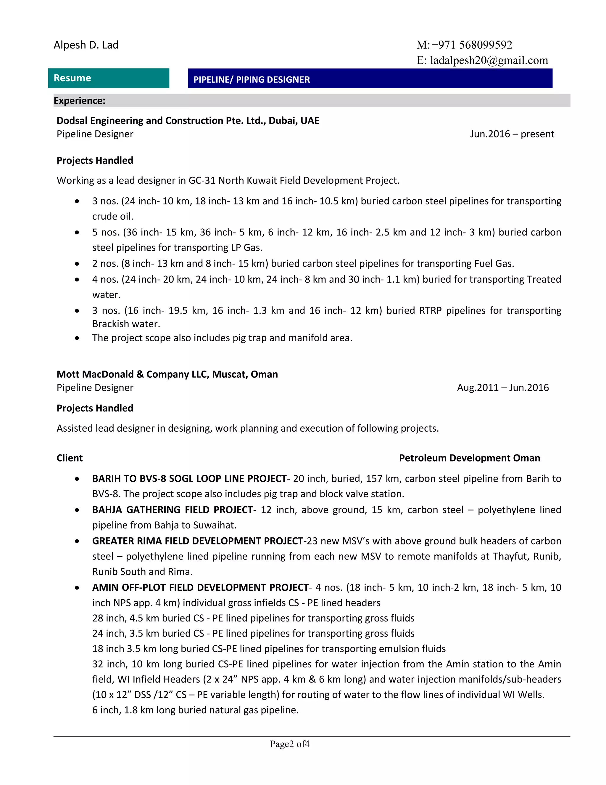 ALPESH_CV | PDF