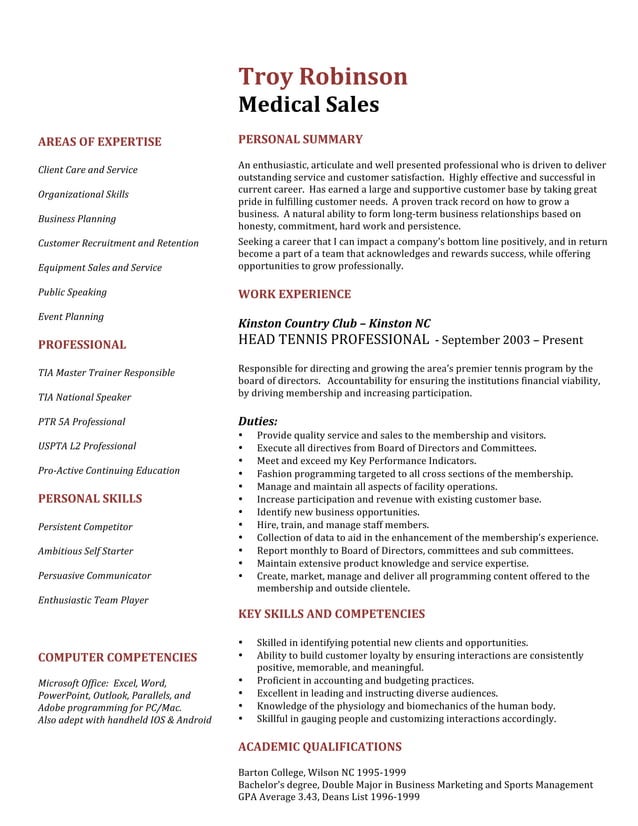 Troy Robinson CV 9-24-15 | PDF | Career Planning | Careers