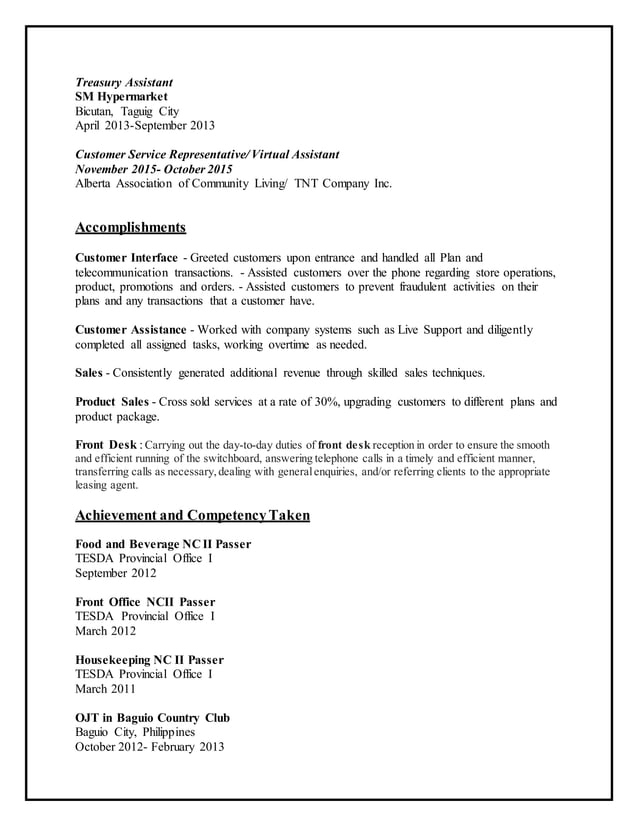 CV - Rachel (1) | PDF