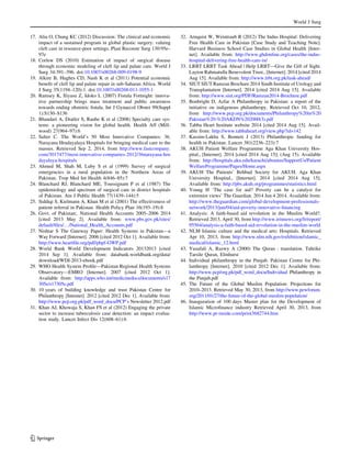 Samad L WJS Equitable access to surgical care - WS | PDF | Healthcare Industry | Industries