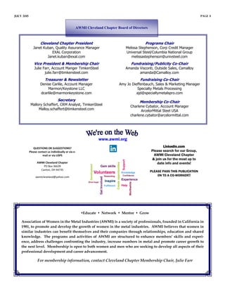 AWMI July 2015 Newsletter | PDF