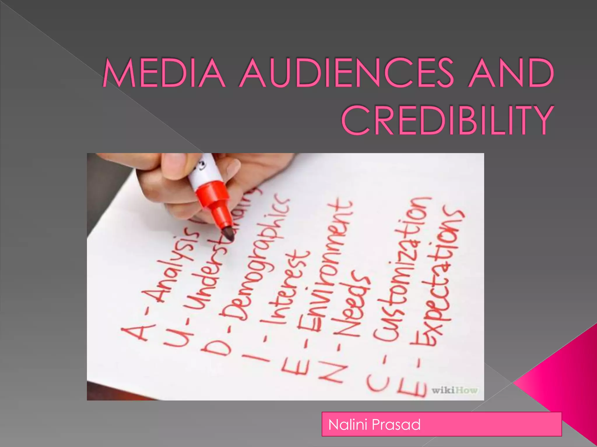 MEDIA AUDIENCES AND CREDIBILITY | PPTX