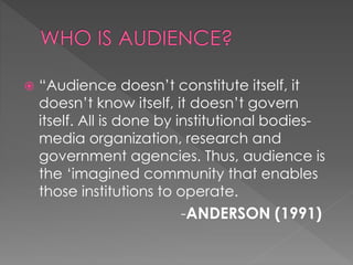 MEDIA AUDIENCES AND CREDIBILITY | PPTX