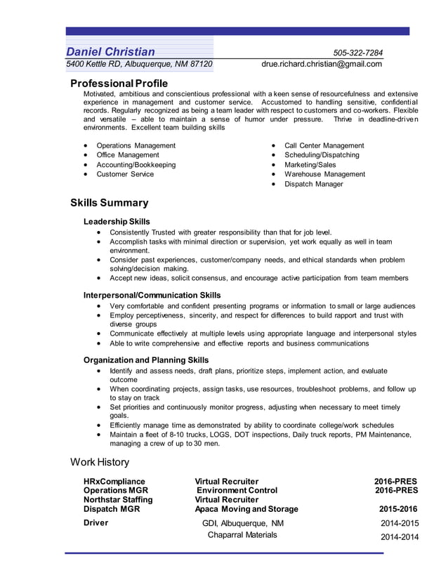 Daniel Resume | PDF
