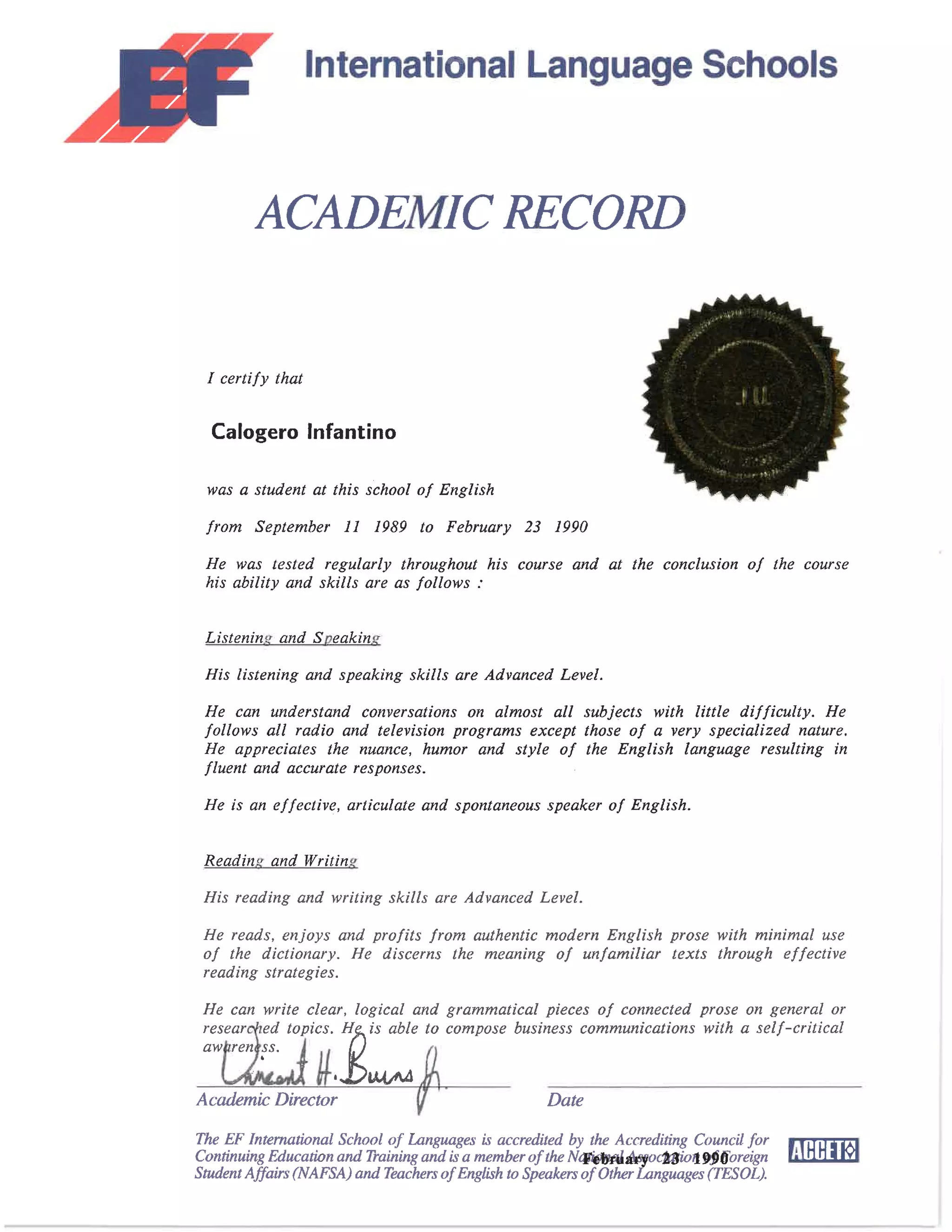 Academic Record | PDF