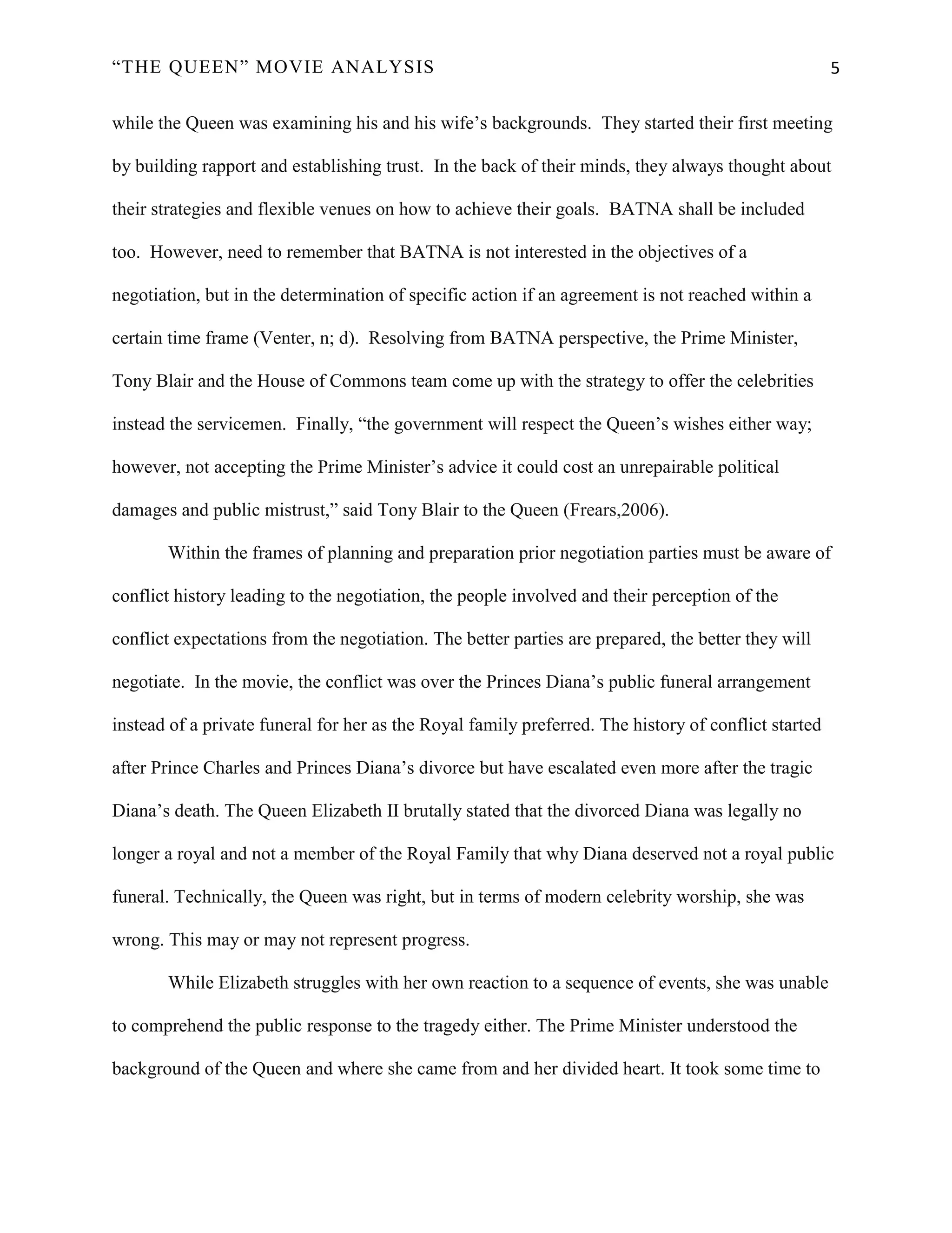 The Queen Movie Analysis | PDF