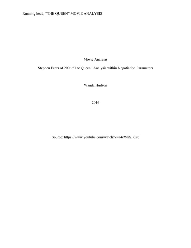 The Queen Movie Analysis | PDF