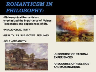 Romanticism ppt | PPTX