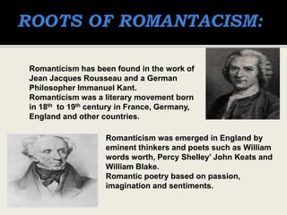 Romanticism ppt | PPTX