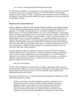 PSYC 300W Spring 2016 Syllabus | PDF