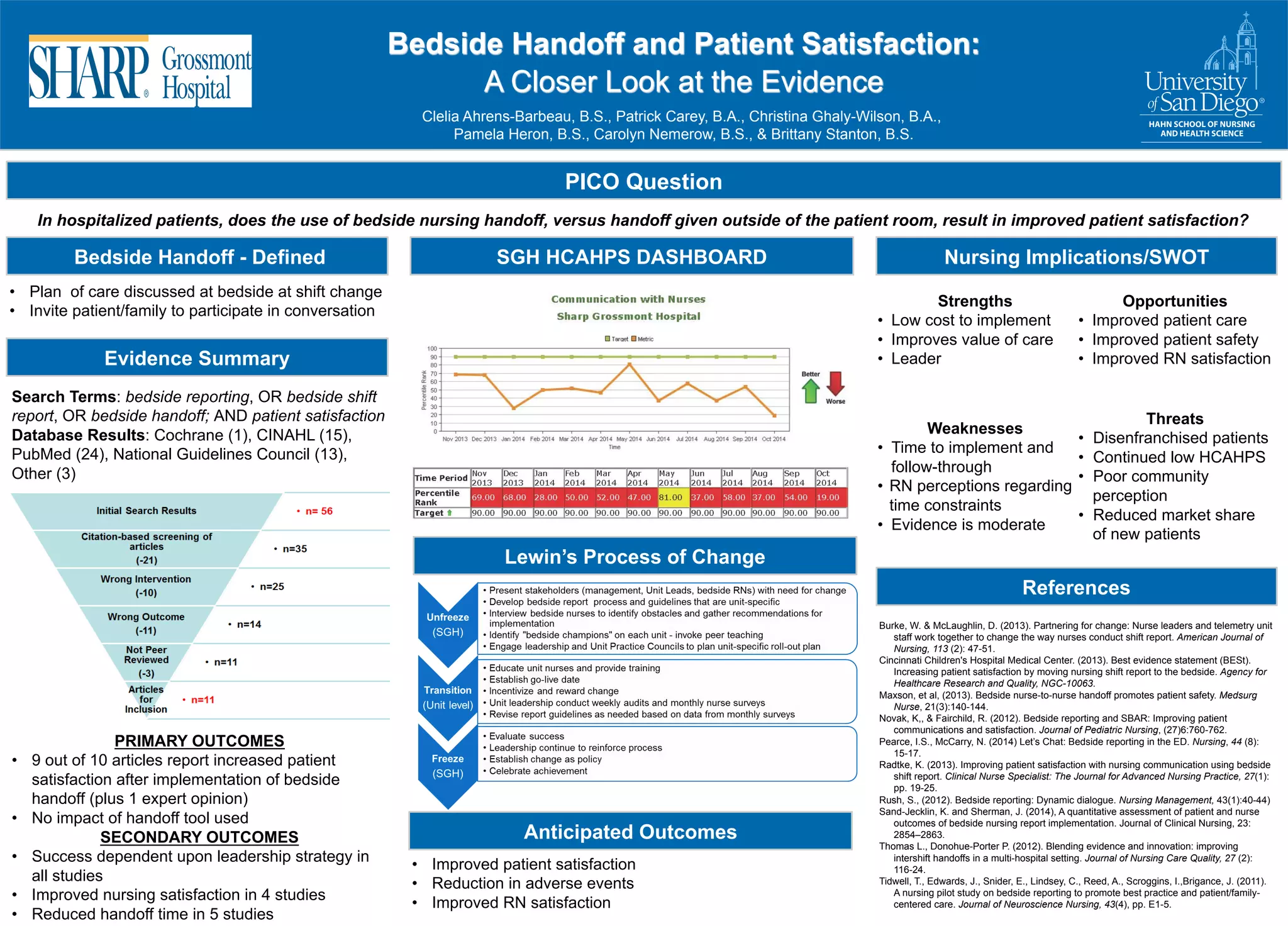 EBP Bedside Handoff and Patient Satisfaction | PDF