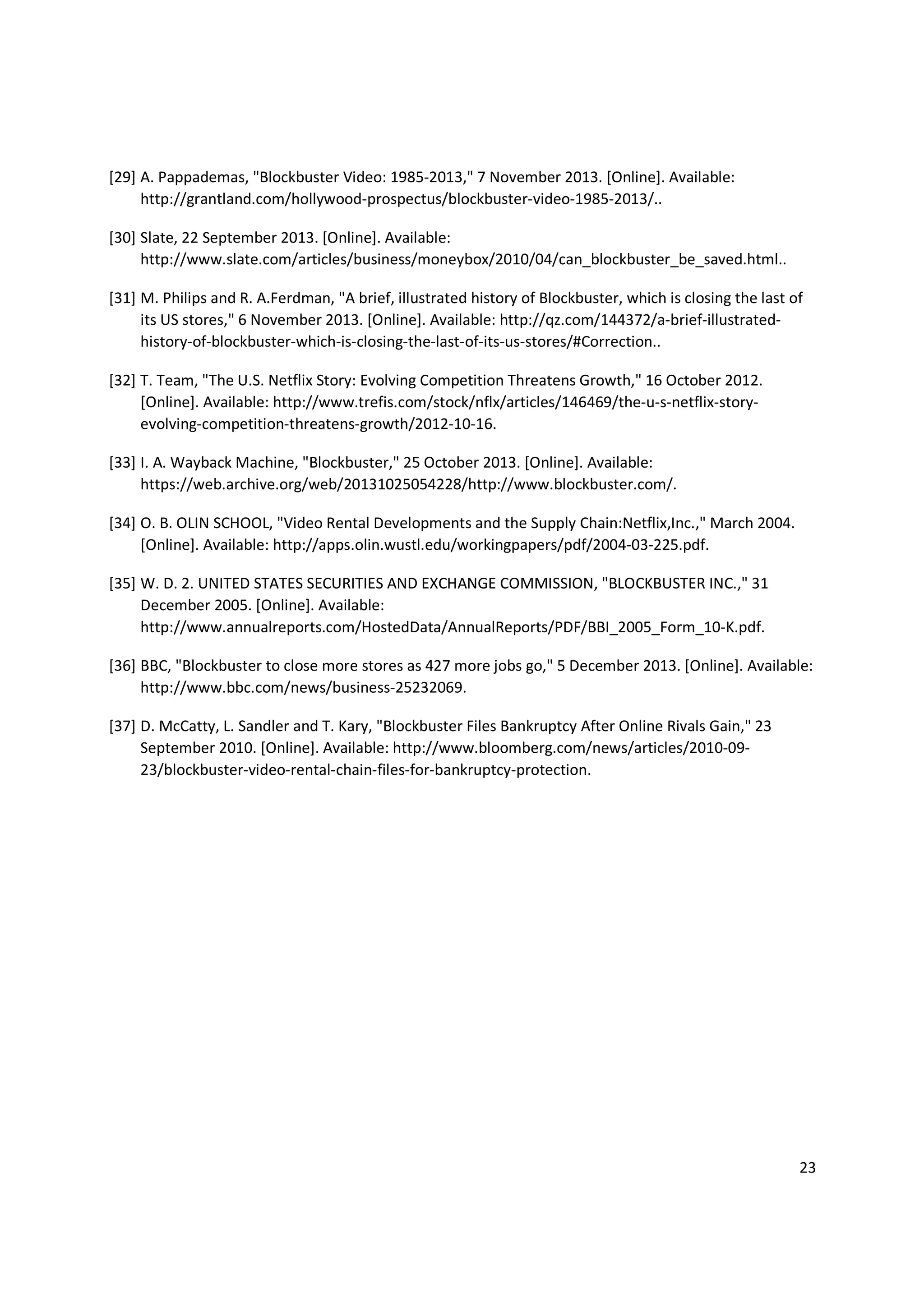 Blockbuster Videos - Failure Case study v4.0 | PDF