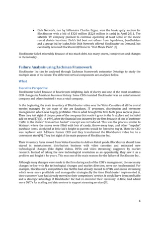 Blockbuster Videos - Failure Case study v4.0 | PDF