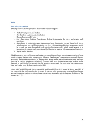 Blockbuster Videos - Failure Case study v4.0 | PDF